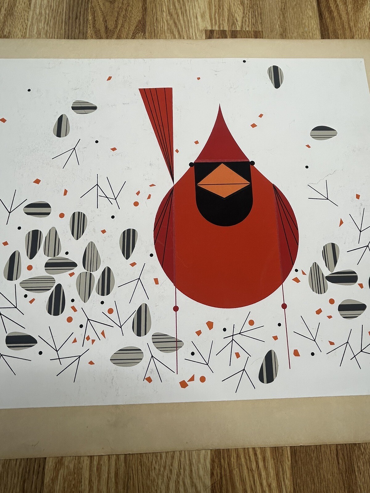 Charley Harper “Cardinal with Seeds” Serigraph Ford Times Signed | eBay