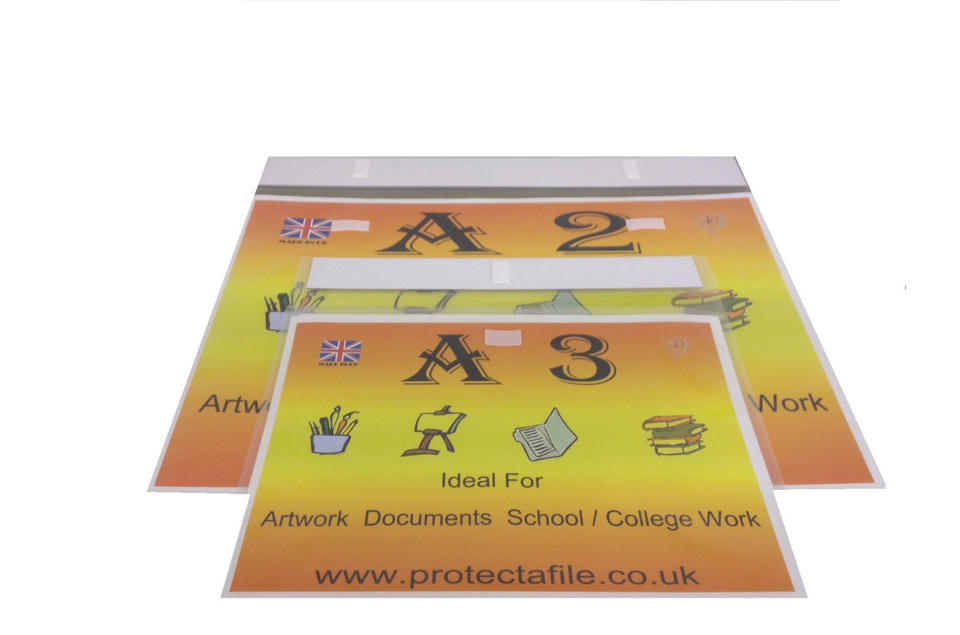 A1 A2 A3 A4 Clear Art Work Carry CASE Portfolio Art File Folder School ...