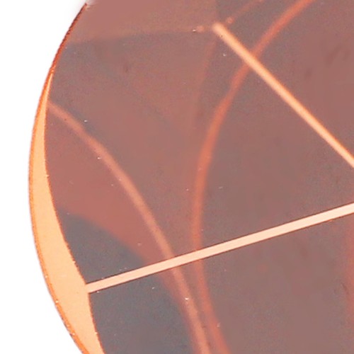 12.7mm Conical Prism Copper Coated Optical Glass Prism Total Station ...