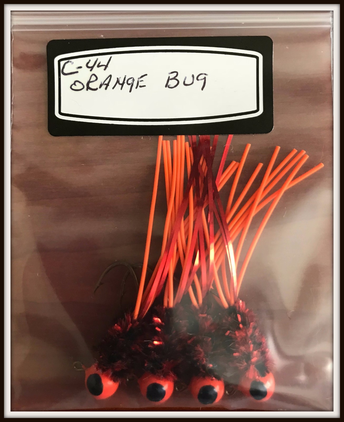 Hand Tied Crazy Legs Crappie Jigs Made in The USA 1/16th Ounce #4 or 6 ...