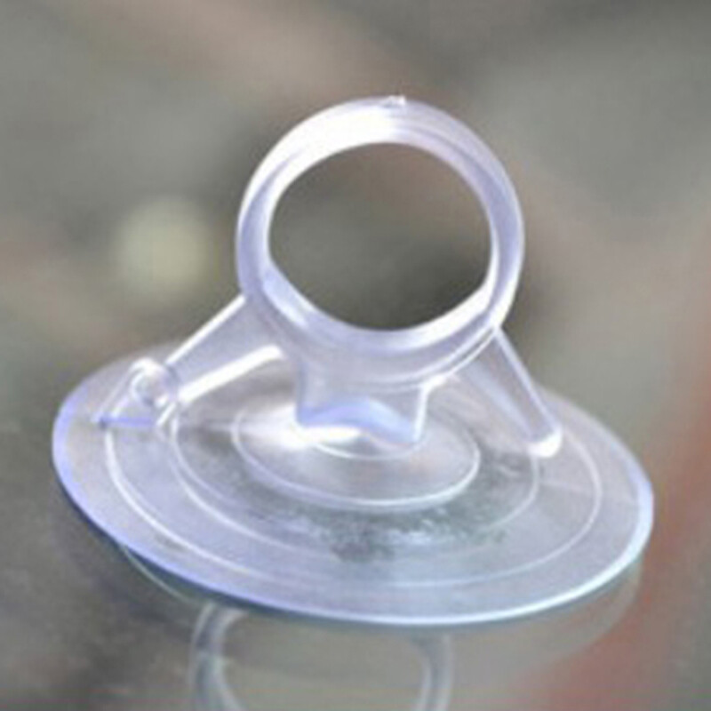 10PCS 4.5CM Rubber Clear Sucker PVC Suction Cup Hook Car Sunshade ...