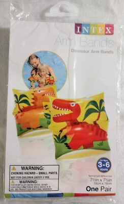 Intex Inflatable Arm Bands Swim Floaties For Kids Ages 3-6 | eBay