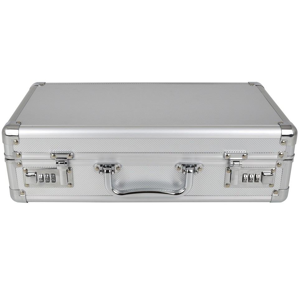 Aluminum Frame Storage Box Case with Lock for 50 PCGS NGC Coin Holders ...
