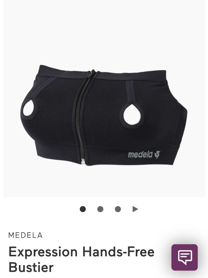 Medela Easy Expression Hands Free Pumping Bra - Black for sale online ...