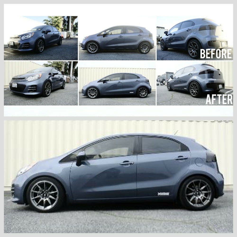 Lowered Kia Rio