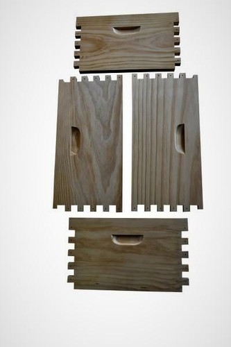 Beehive Super- NZ PINE - Full Depth - Ideal Bee Box X 4 Finger joints ...
