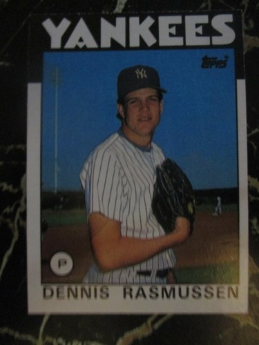 1986 Topps - Dennis Rasmussen #301 for sale online | eBay