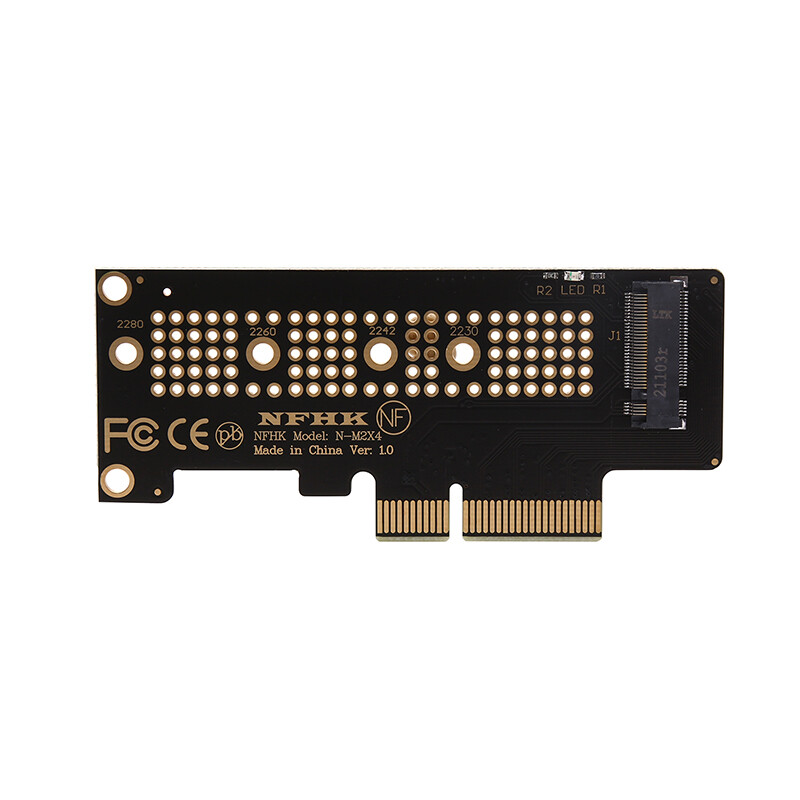 NVMe PCIe M 2 NGFF SSD to adapter card PCI express x 4 to M.2 card with ...