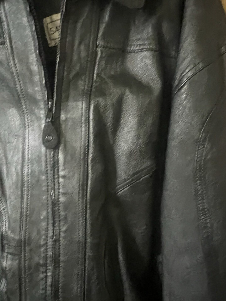 Saddlery Leather Jacket . Size XL. Shell: Genuine Leather. | eBay