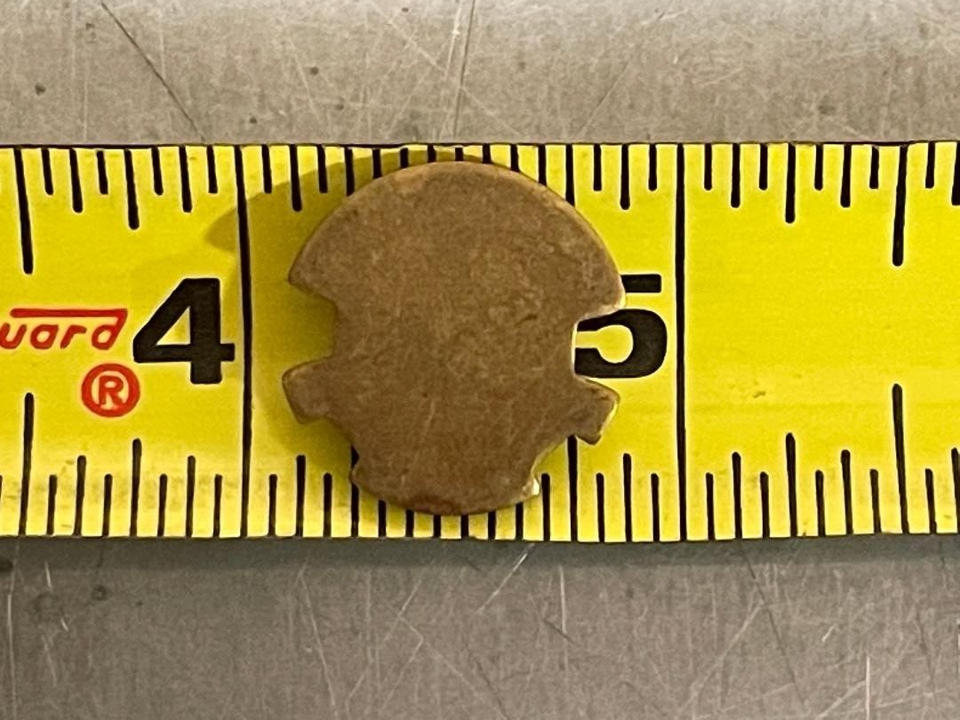 7x Brass Security Golf Bucket of Balls Driving Range Tokens, RARE | eBay