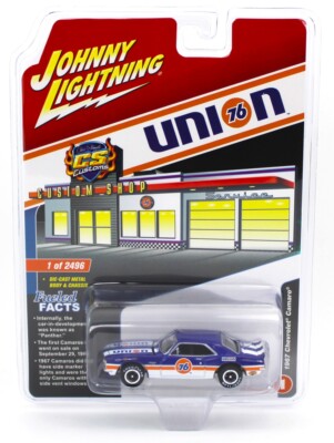 Johnny Lightning *UNION UNOCAL 76* Blue 1967 Chevrolet Camaro *NIP* | eBay