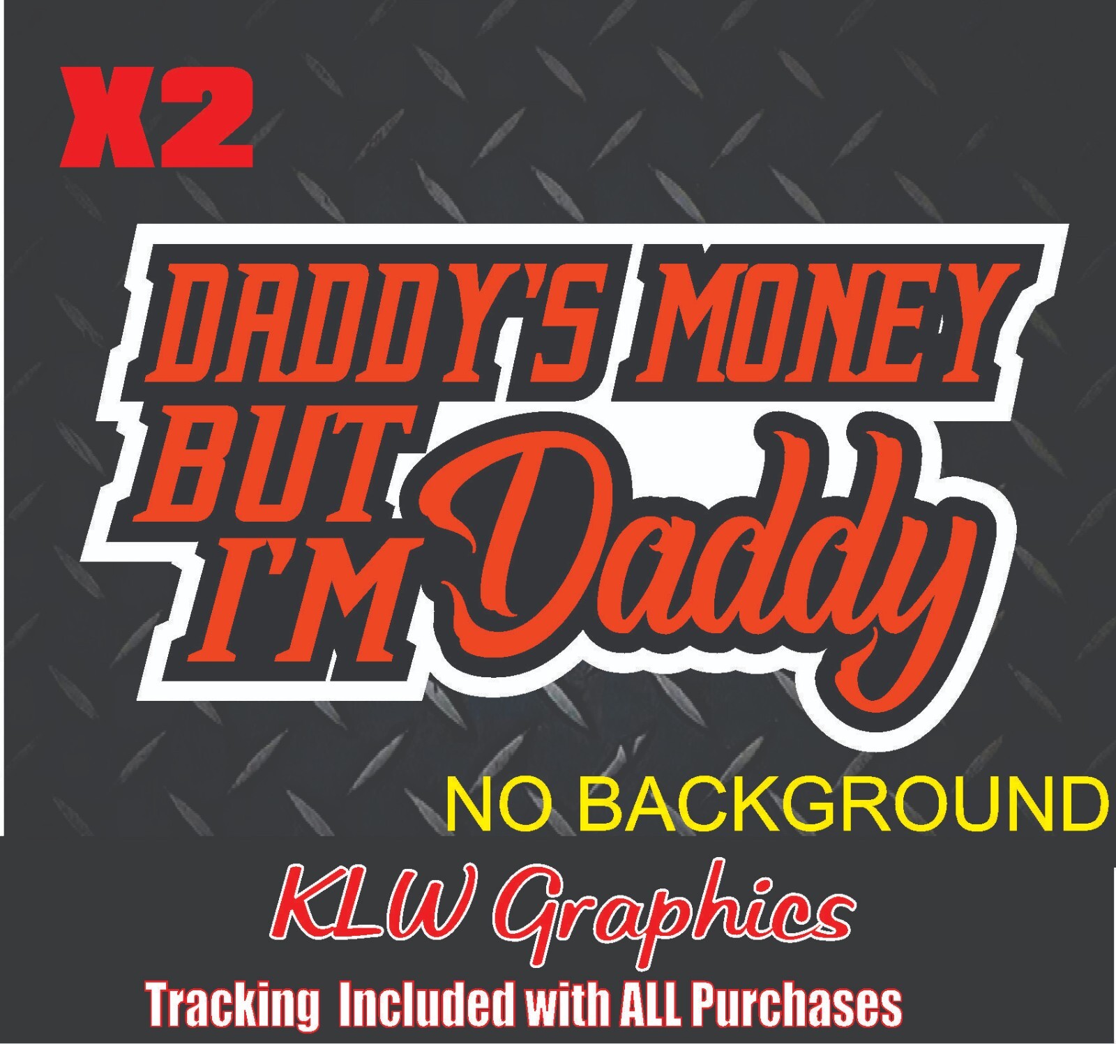 Daddy's Money Decal Sticker Car Turbo Diesel Truck Boost JDM Hated Euro ...