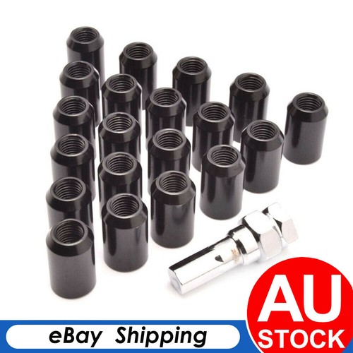 33mm M12x1.5 Steel Wheel Lug Nuts Wheel Rims Tuner With Lock 20PC For ...