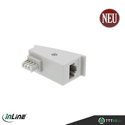 InLine TAE-F DSL Adapter | TAE-F Stecker auf RJ45 Buchse | 8P2C für ...
