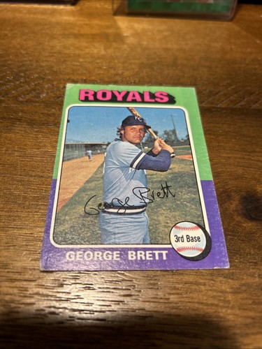 1975 Topps George Brett Rookie Card RC #228 Royals HOF | eBay