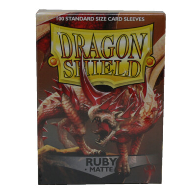 Dragon Shield Matte Sleeves Hüllen - Ruby (100 Sleeves) | eBay