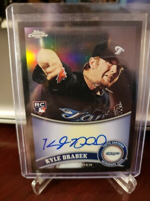 2011 Topps Chrome Black Refractor 30 100 Kyle Drabek 215 Rookie Auto