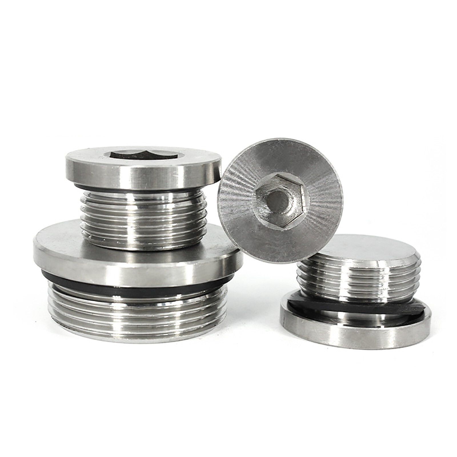 BSP Hydraulic Socket Blanking Plug 304 Stainless Countersunk End Plug ...