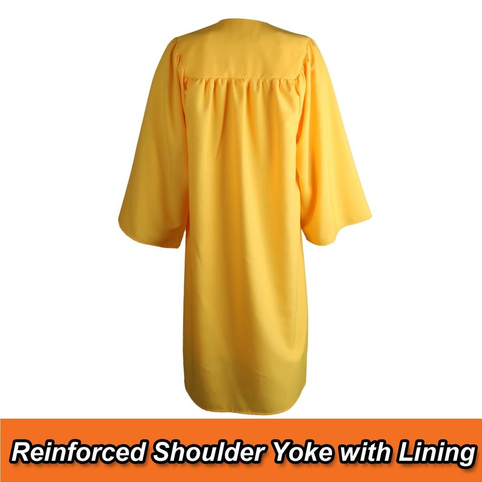 Matte Graduation Gown Cap Tassel Set 2024 for High School and Bachelor ...