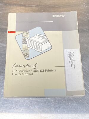 Hewlett Packard HP Laser Jet 4 & 4M Printer - Users Guide / Manual | eBay