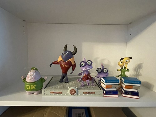 Monsters University Disney Store Euro Figures Johnny Randy Squishy ...