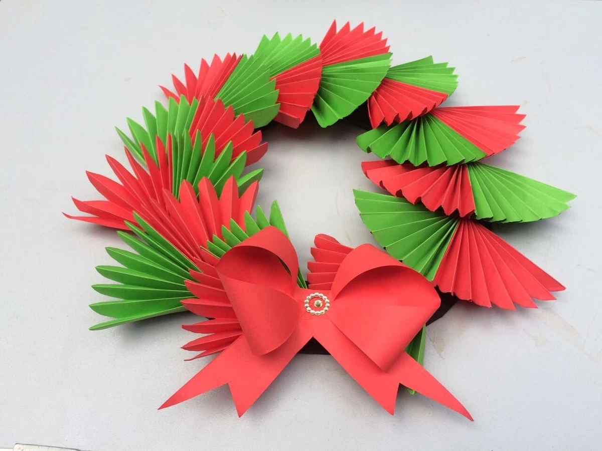 Christmas Paper Crafts Wreath