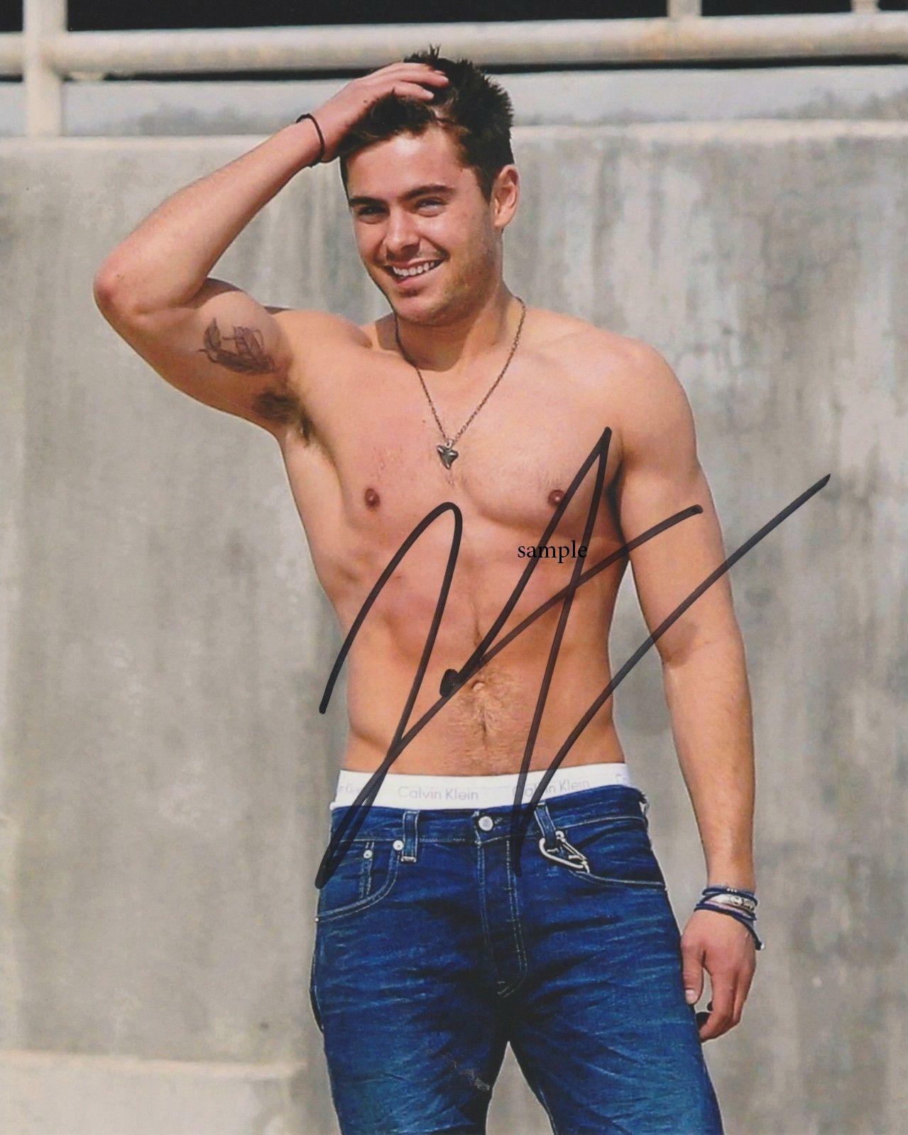 ZAC EFRON #1 SIGNED AUTOGRAPHED 8X10 REPRINT PHOTO MAN CAVE CHRISTMAS ...