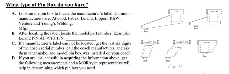 MORryde 5th Wheel Rubber Pin Box RPB72-1621HD-05-SLV Anti-Chucking ...