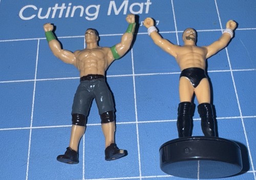 9 WWE Wrestler Stampers The Rock John Cena Undertaker Cake Toppers ...