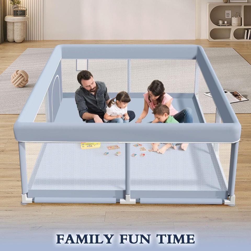65 x 50 Inch Baby Playpen, Playpen for Babies and Toddlers, Baby Play ...