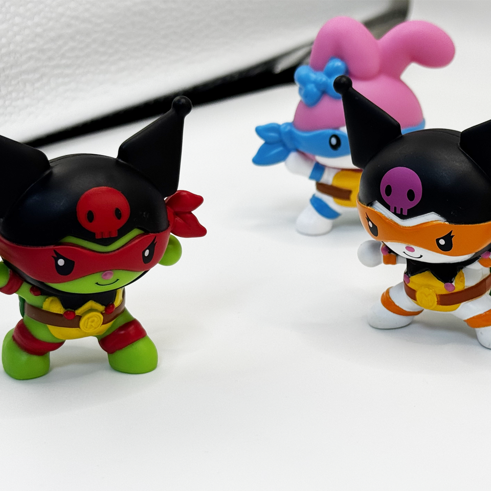 2025 Teenage Mutant Ninja Turtles Hello Kitty Happy Meal Toys 1-12 Set ...