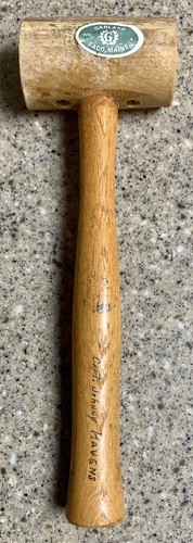 Garland Rawhide Leatherworking Mallet #4 11.3 OZ w/ USMC Capt. Johnny ...