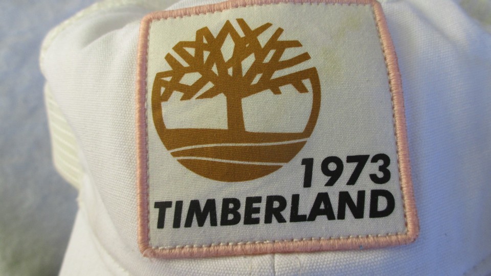 TIMBERLAND 1973 Mens Cap Tree Classic Logo Patch Mesh Snapback Trucker ...