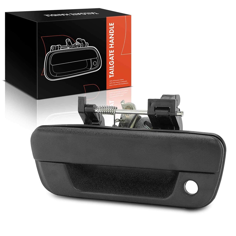 New Textured Black Tailgate Latch Handle w/ Bezel for Chevy GMC Isuzu w ...