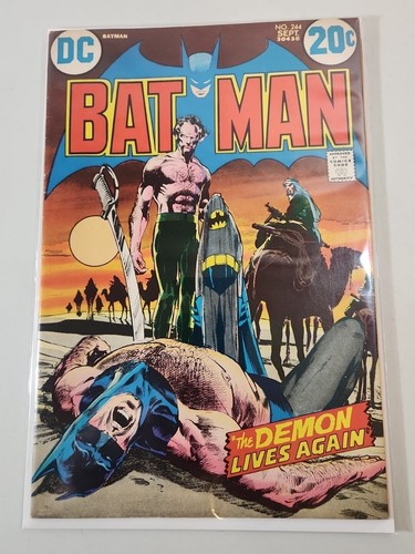 Batman # 244 - Neal Adams cover, Batman kisses Talia al Ghul VG/Fine ...