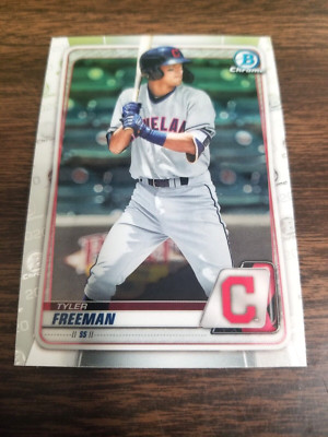 TYLER FREEMAN 2020 BOWMAN DRAFT CARD BDC-78 INDIANS/GUARDIANS (ROOKIE ...