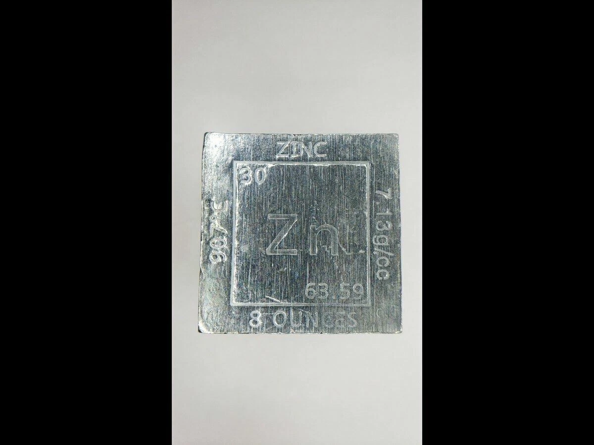 Zinc Solid Cubes