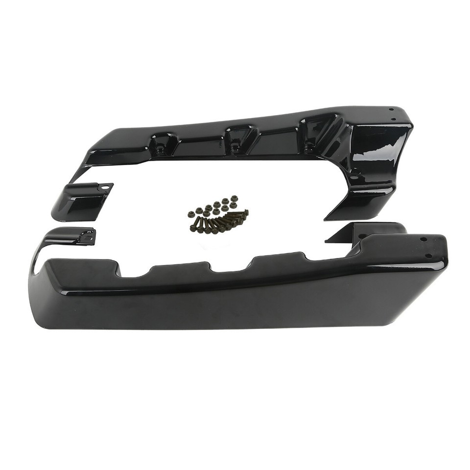 4" Hard Stretched Saddle Bag Extensions Fit For Harley Touring Road ...