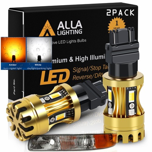 LED CANBus 2-color Switchback Turn Signal Light Bulbs for Chevy Truck ...