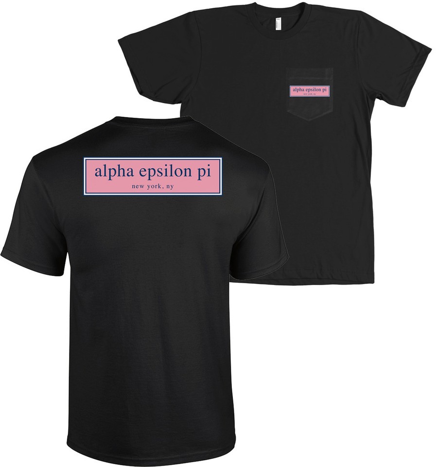 Alpha Epsilon Pi Fraternity Bella + Canvas POCKET Shirt AEPI - MORE ...