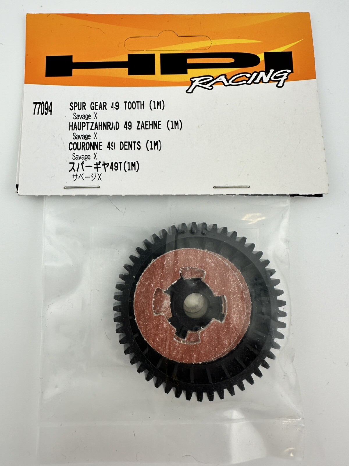HPI 77094 SPUR GEAR 49 TOOTH (1M) Savage X | eBay