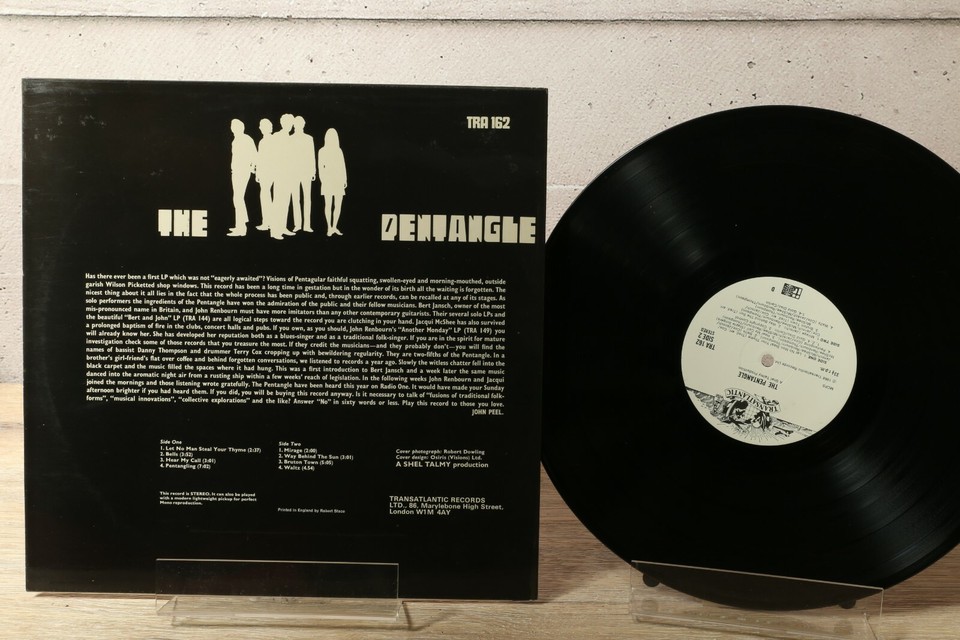 Pentangle, Album THE PENTANGLE, Vinyl LP, Folk Rock, Transatlantic TRA ...