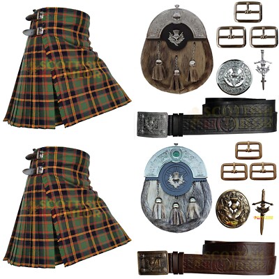 Handmade US Marine Corps Tartan Kilt Outfit For Men Custom Size ...