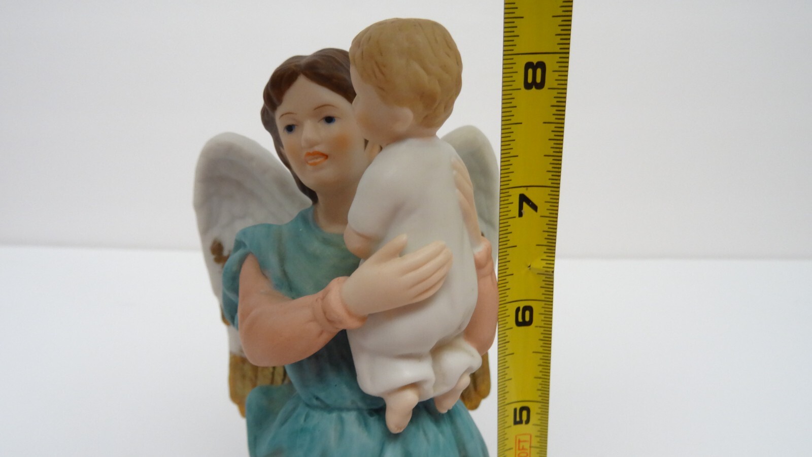 8 1/2" PORCELAIN ANGEL HOLDING A BABY-HOMCO #1417-CHINA | eBay