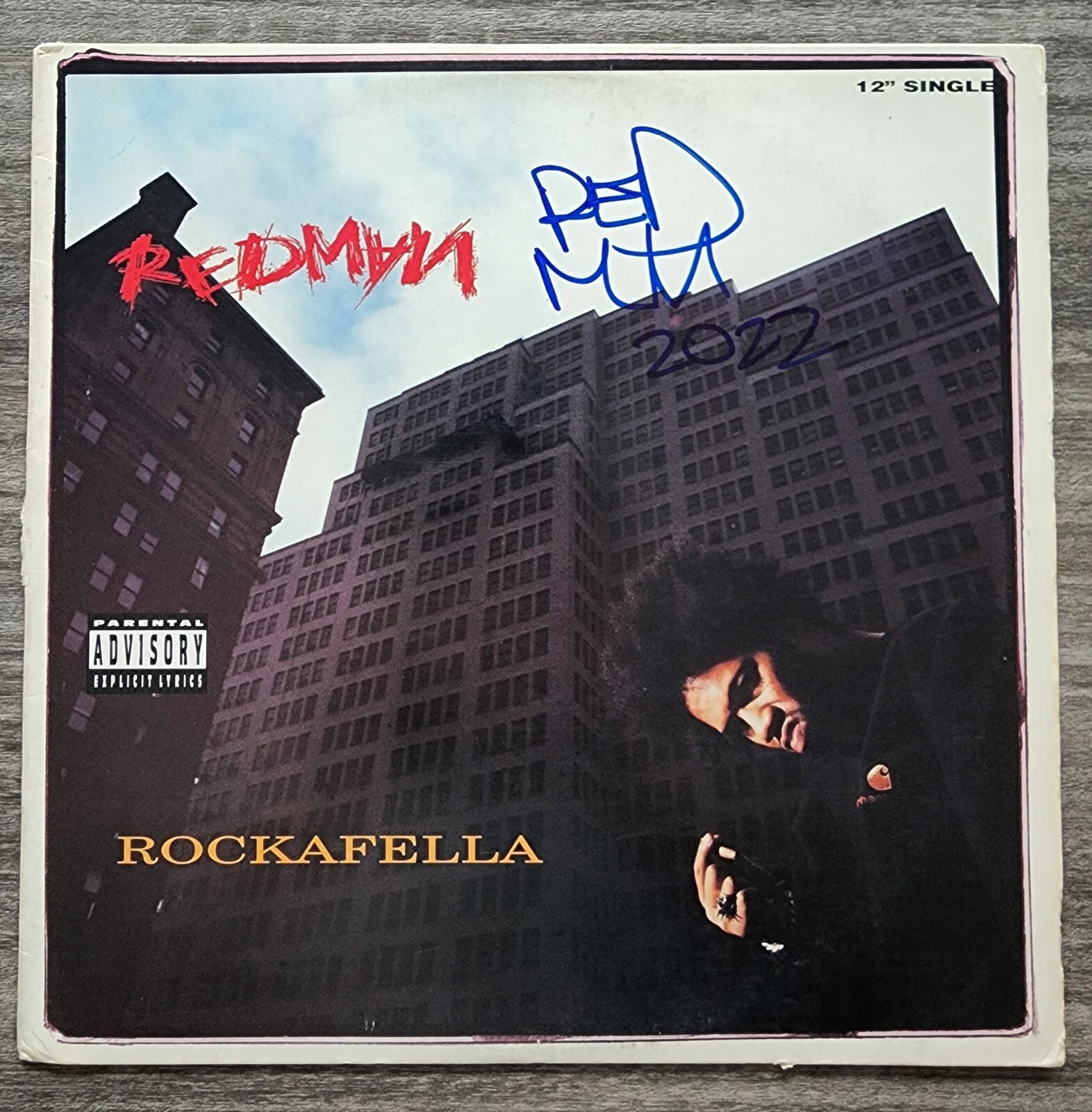 Redman Signed Rockafella Vinyl Record Hip Hop LEGEND Method Man ...