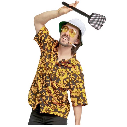 FEAR and LOATHING in LAS VEGAS Raoul Duke Hat Sunglasses Shirt Fly ...