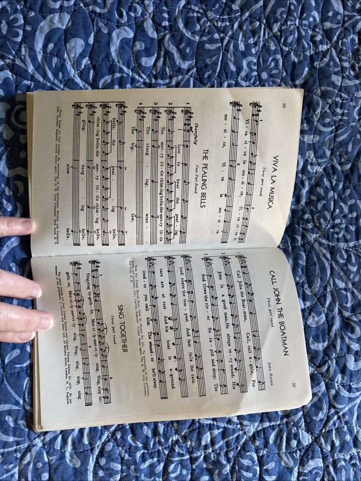 Vintage 1949 SING TOGETHER: A Girl Scout Songbook Free Ship | eBay