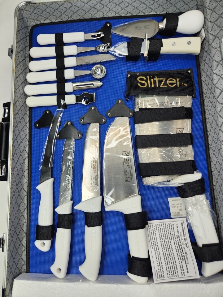 Slitzer Germany 21-Piece Chefs Knife Set Ergonomically Designed ...