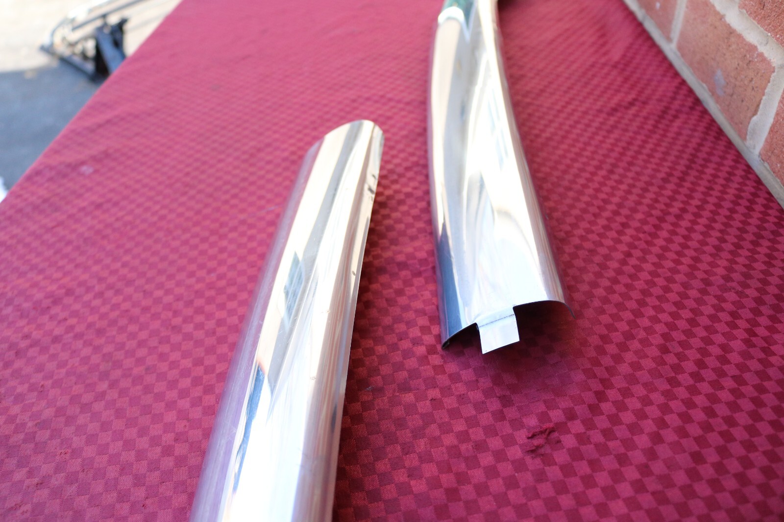 65 66 67 68 FORD MUSTANG CONVERTIBLE WINDSHIELD HEADER MOLDING TRIM ...