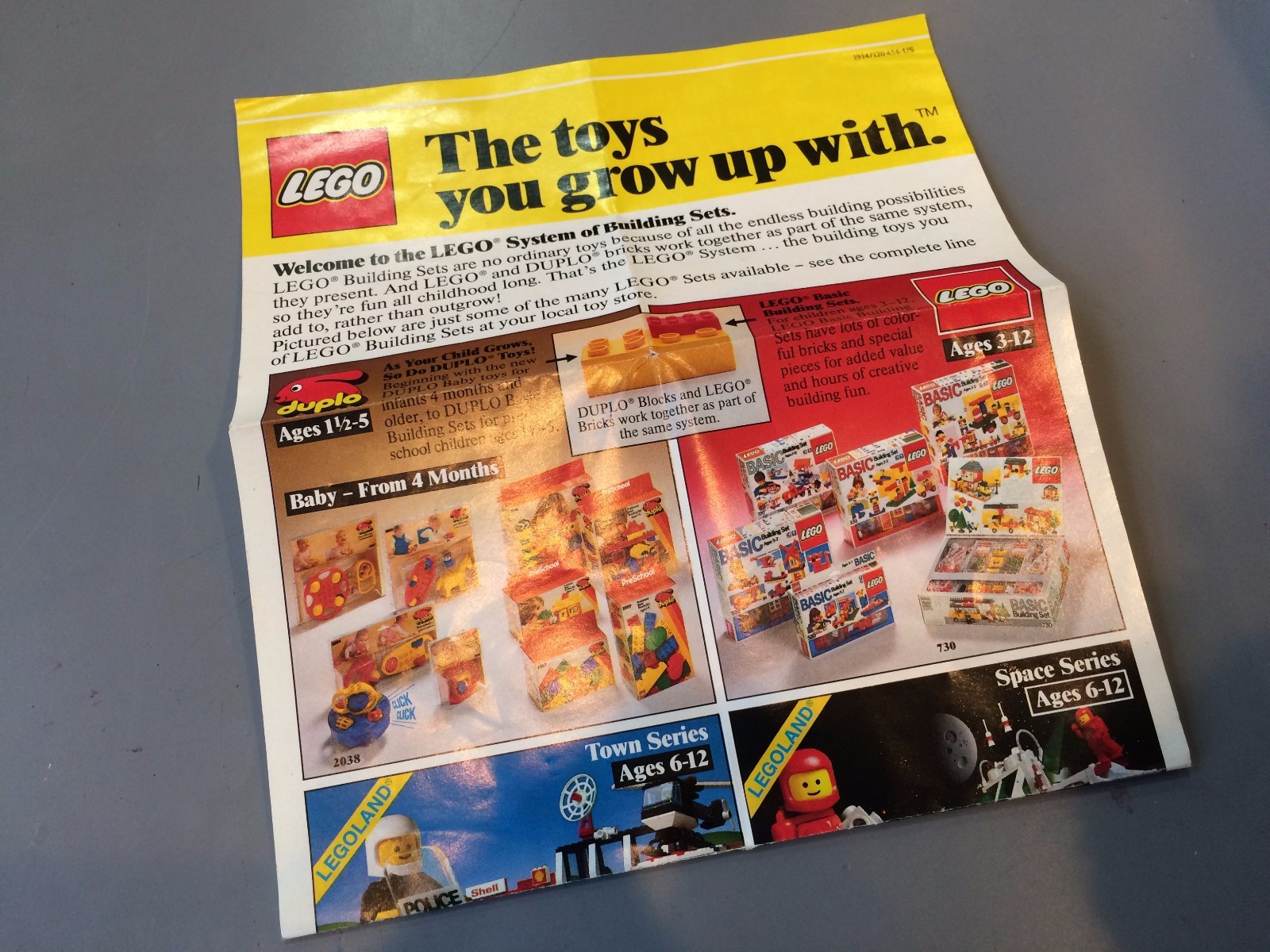 RARE VINTAGE McDONALD'S LEGO PAPERWORK 1986 | eBay